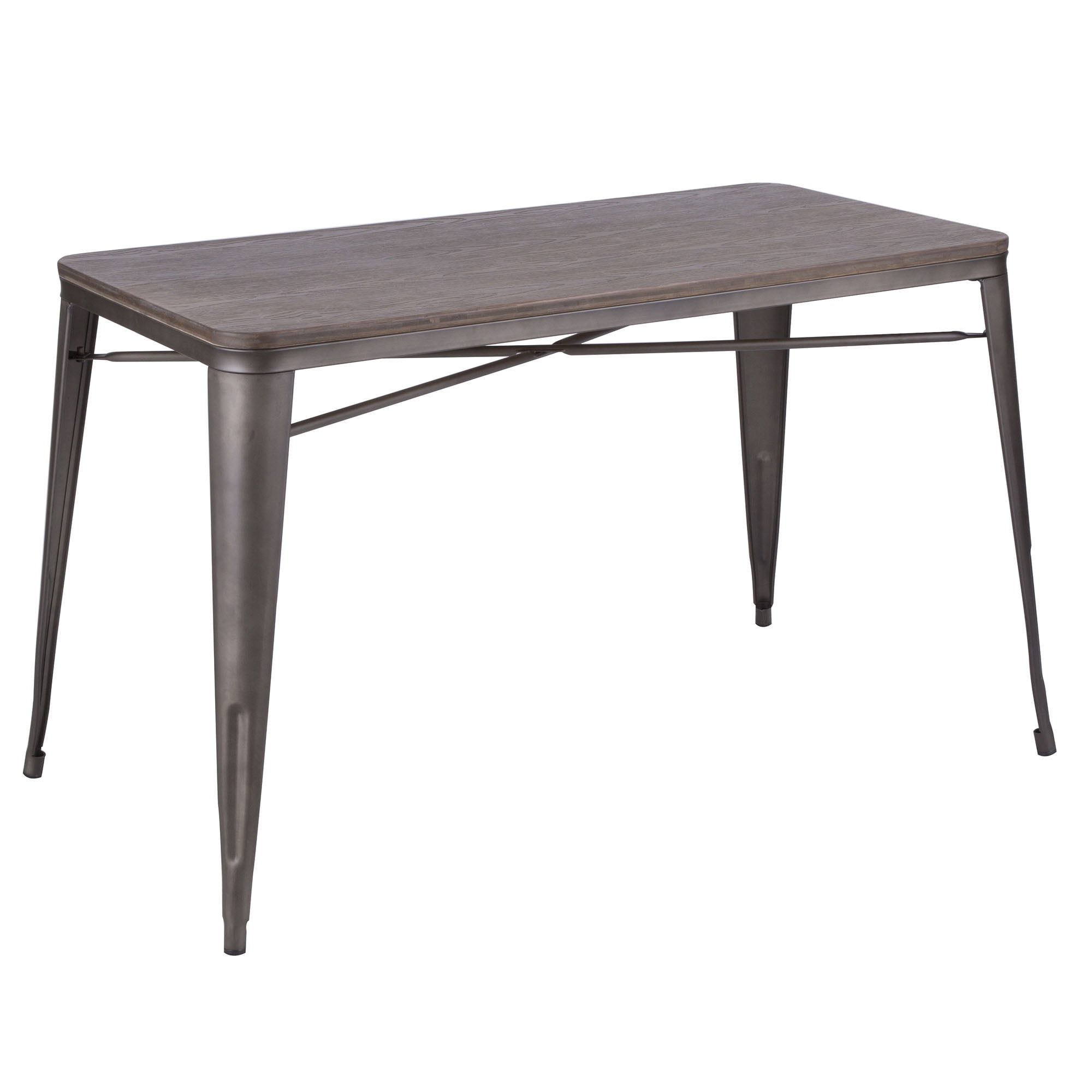 Oregon Industrial-Farmhouse Utility Table in Antique and Espresso ...