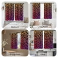 Black and Pink Leopard Print Blackout Curtains,Triple Weaved Fabric ...