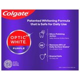 Colgate Optic White Purple Deep Clean Mint Fresh Toothpaste, Teeth ...
