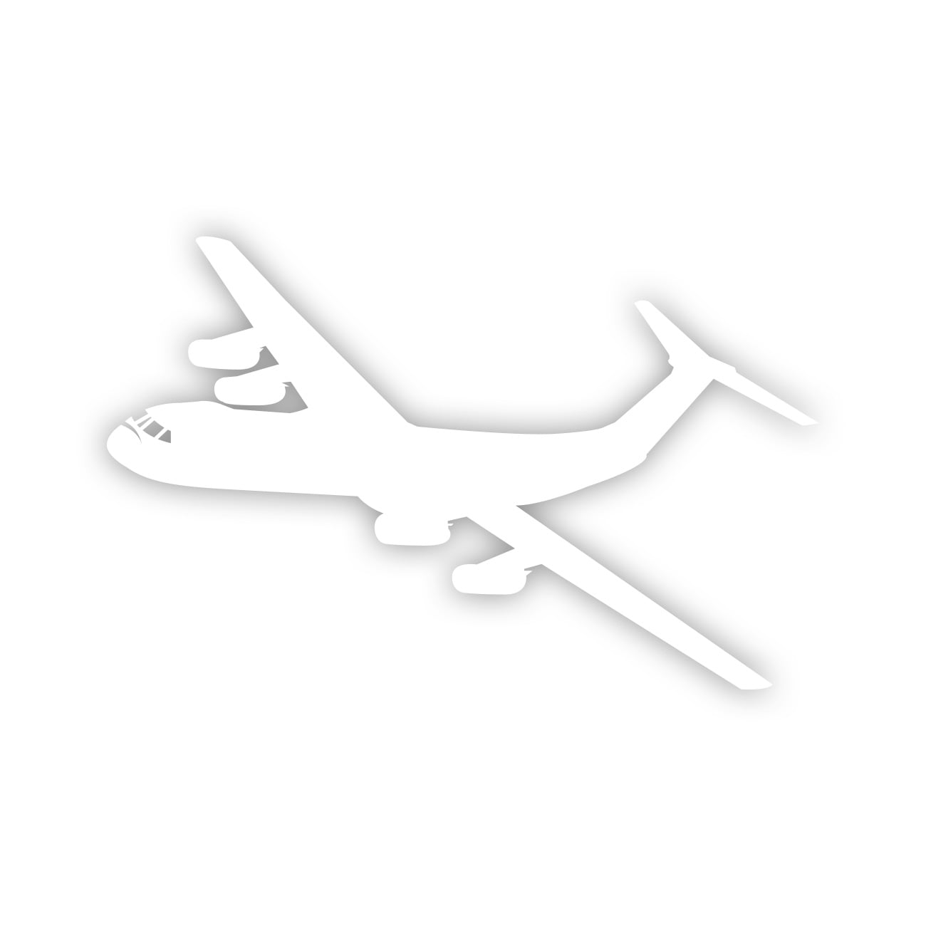 Flying C-141 Starlifter Sticker Decal Die Cut - Self Adhesive Vinyl ...