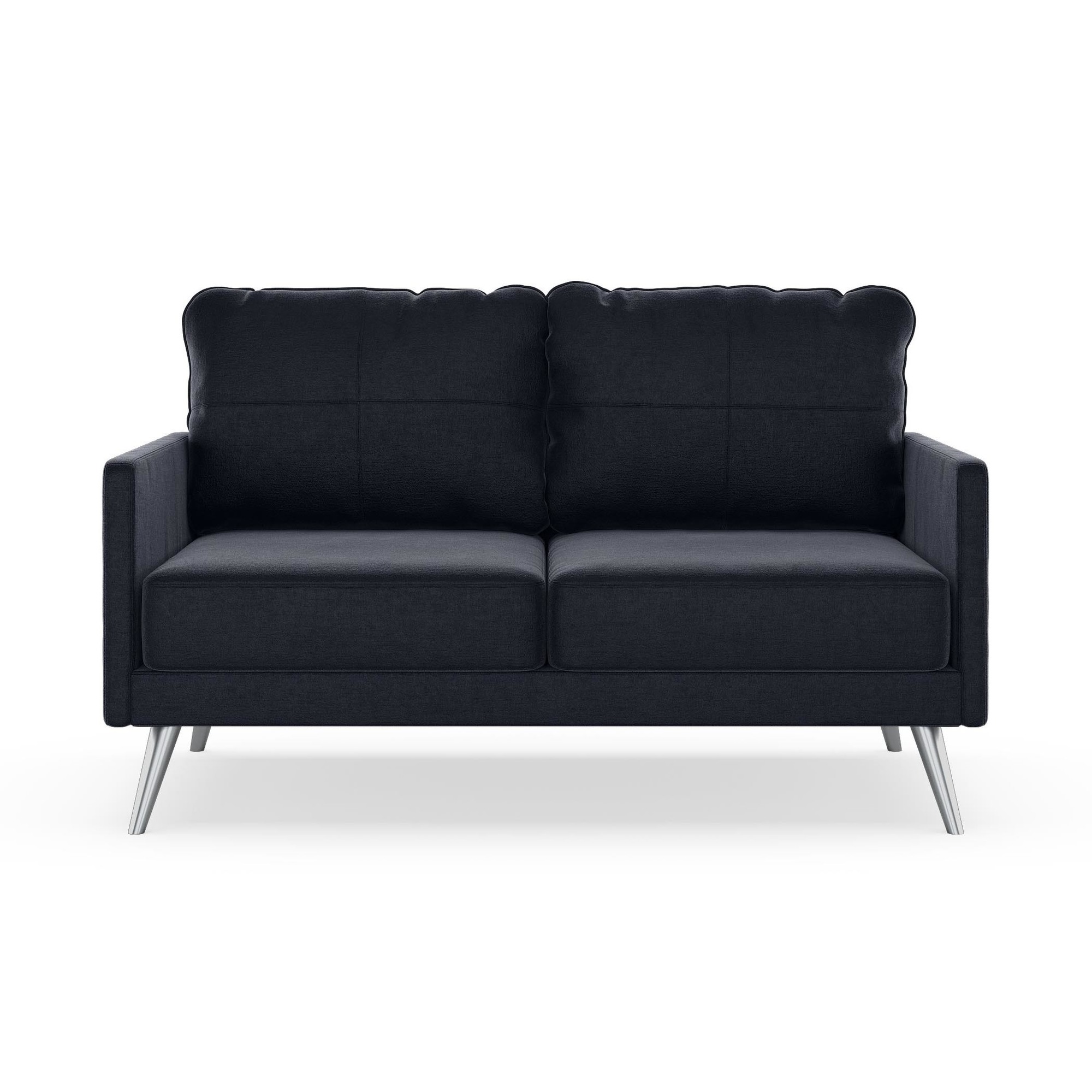 Whitney Sofette Mod Velvet - Midnight - Walmart.com