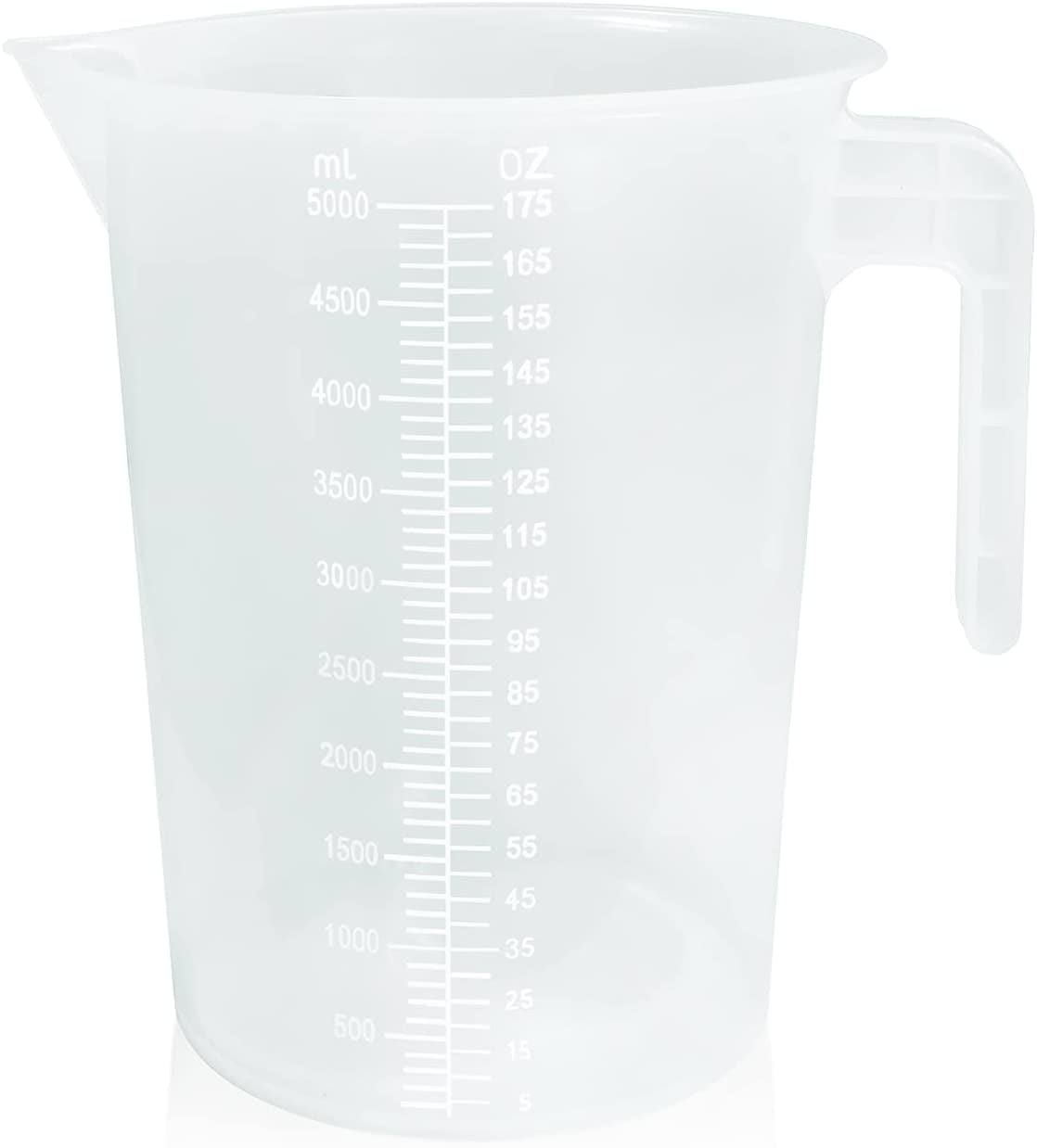 Appletofu 5000ml Plastic Graduated Measuring Pitcher - Stackable Mixing ...