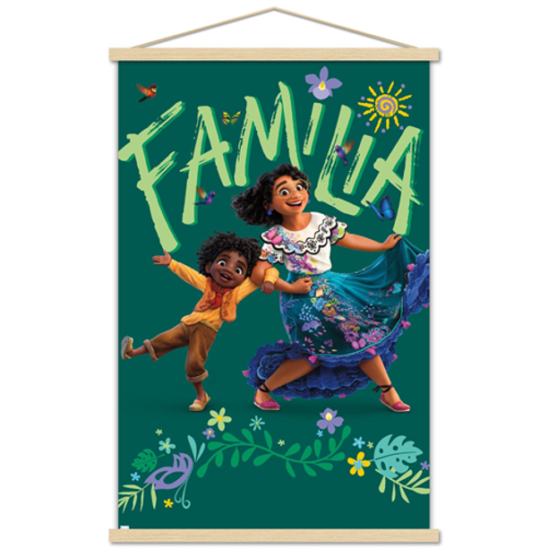 Disney Encanto - Duo Wall Poster with Wooden Magnetic Frame, 22.375" x ...