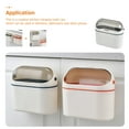 Mizh Hanging Kitchen Waste Bin Small Garbage Can Countertop Trash Can ...
