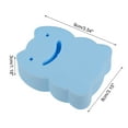 Unique Bargains Cartoon Frog Shape Sponge Blue - Walmart.com