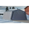 ShelterLogic 12'x20'x8' Peak Style Garage-in-a-Box in Gray - Walmart.com