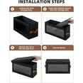 6 Packs DVD Storage Box with Visible Window, Dustproof DVD Case Holder ...