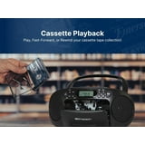 Emerson Portable CD Player Boombox, Cassette Player, AM/FM Radio, AUX ...