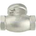 2 Inch 304 Stainless Steel BSPT Female Swing Check Valve for Water Oil ...
