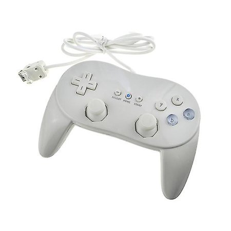 White/black Classic Wired Game Controller Gaming Pro Remote Game ...