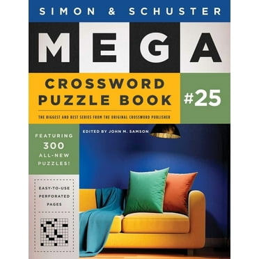 S&S Mega Crossword Puzzles: Simon & Schuster Mega Crossword Puzzle Book ...