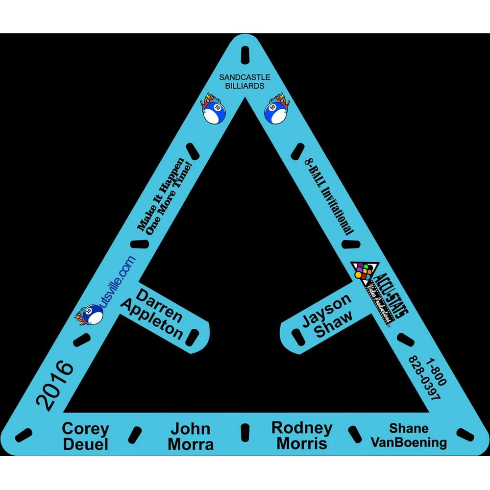 Accu-Rack Outsville Billiards SOLO Pool Ball Rack Template for 8, 9, 10 ...