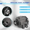 8M0057693 Alternator 12V 55A Compatible with Mercury Outboards Marine ...