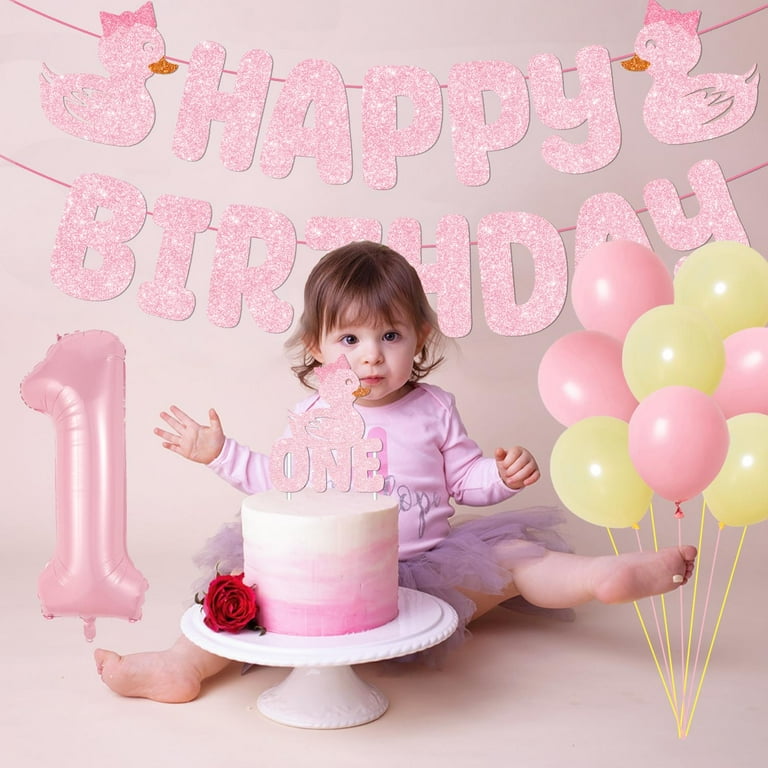 Pink Rubber Duck Cake