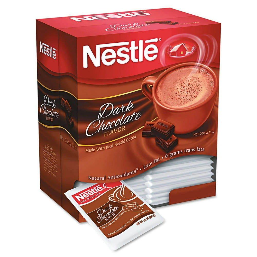 Instant Hot Cocoa Mix Dark Chocolate 071 Oz Packets 50box