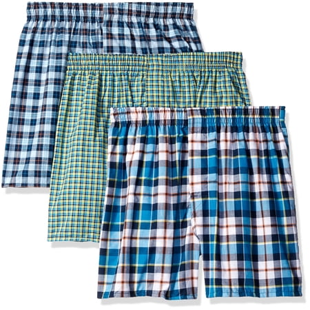 Hanes Ultimate Men's 3-Pack Hanging Boxer Waterfall Package, Multi ...