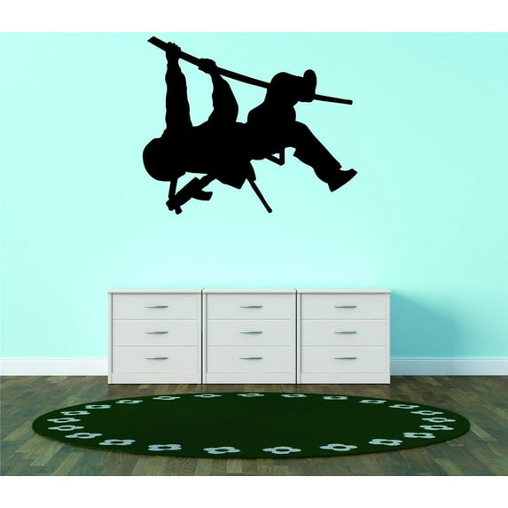 Design With Vinyl Artwork Soilder Hanging On Rope Military Dude Wall ...
