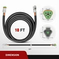 Nilight 2PCS 16 AWG 10 Feet 3 Pin DT Connector Wiring Harness Extension ...