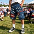 BOOMNY Independence Day Boys Cargo Shorts Baggy Tactical 250 ...