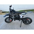 Supermach 49CC 2-Stroke Mini Dirt Bike, Gas Powered, Dakar Pit Bike ...