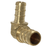 10 Pcs XFITTING Pex 1/2 Inch X 3/8 Pex Reducing Elbow Brass Crimp Fitting, 25-5-4=10X - Walmart.com