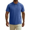 Betivan Golf Shirts for Men Polo Short Sleeve Button Up Collar Athletic ...