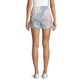 Derek Heart Junior’s High-Rise Tie Dye Shorts with Ruching - Walmart.com