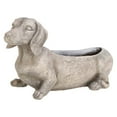Polystone Dog Flower Pot 23"W, 8"H - Walmart.com