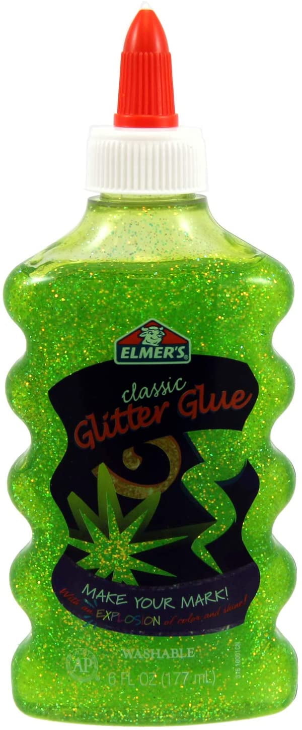 Elmer's Liquid Glitter Glue, Washable, Green, 6 Ounces - Walmart.com