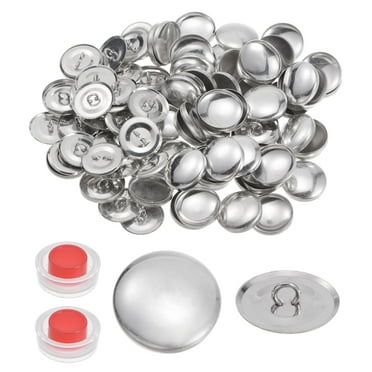 30 Sets Self Cover Button Kit 38mm Aluminum Button with Tools for DIY ...