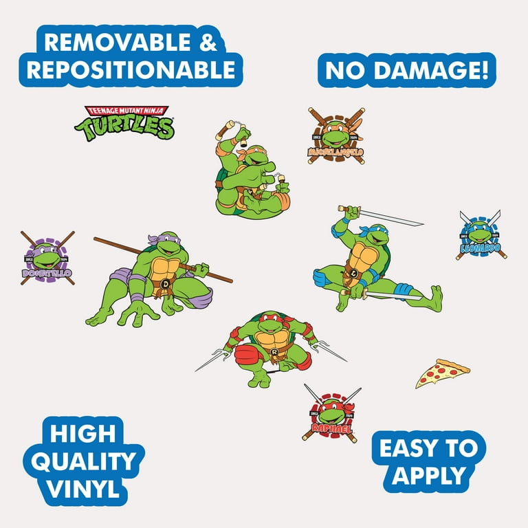 Donatello Teenage Mutant Ninja Turtle Wall Decals Ninja Turtle Room