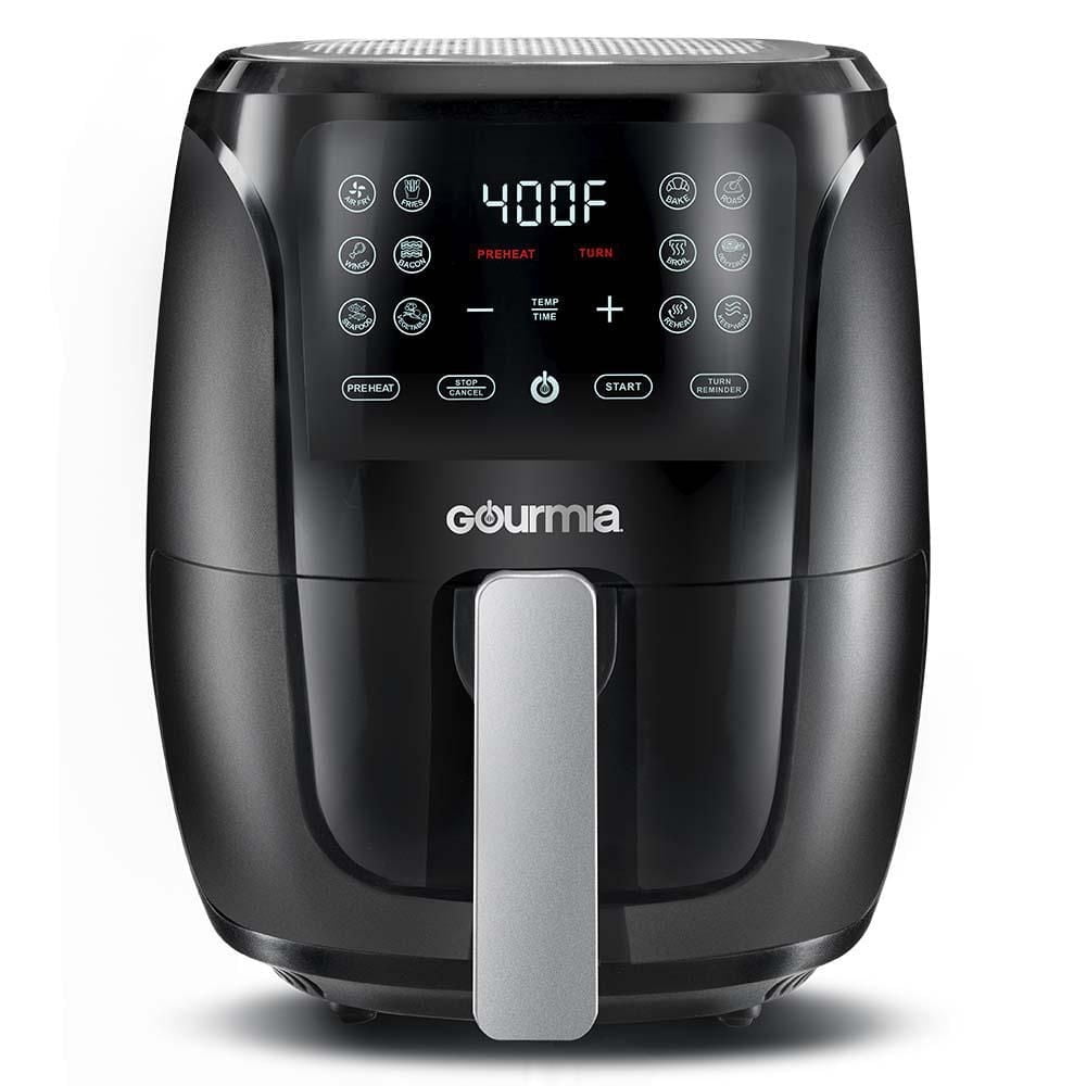 Gourmia 3.7 L / 4 Qt Digital Air Fryer with 12 Functions and Guided ...
