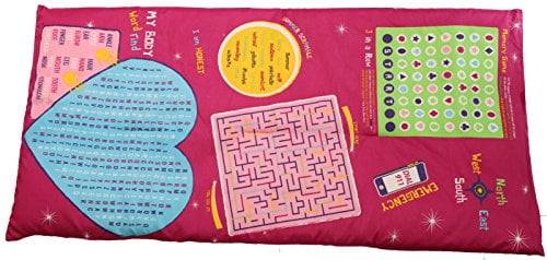 Girls - Playtime Reversible Slumber Bag - 25 Fun Interactive Games ...
