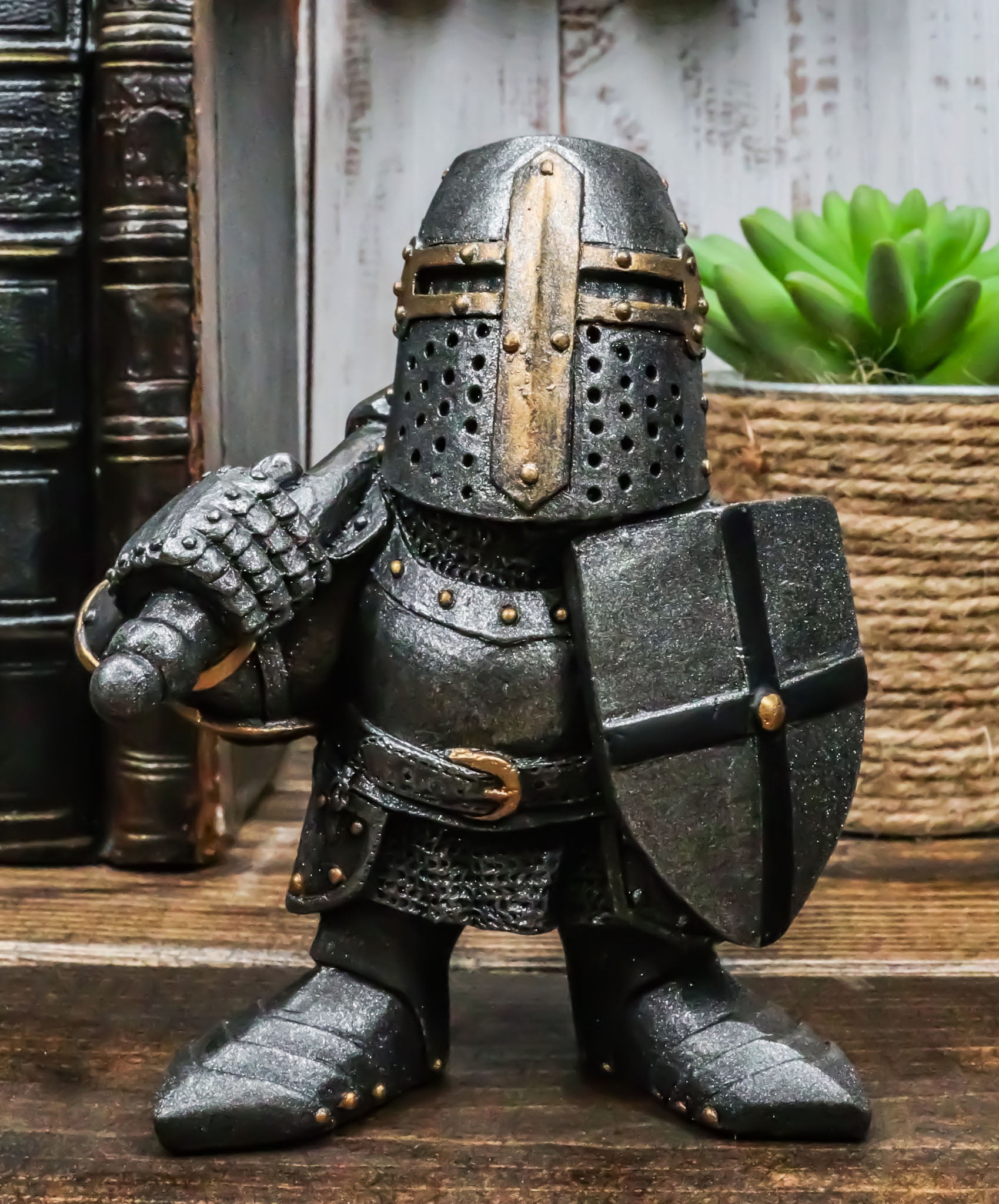 Chibi Medieval Knight Of The Cross Templar Crusader Armor Axeman ...