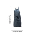 Apron, Kitchen Chef UniForm Long Ties Water Resistant Nylon, Adjustable ...
