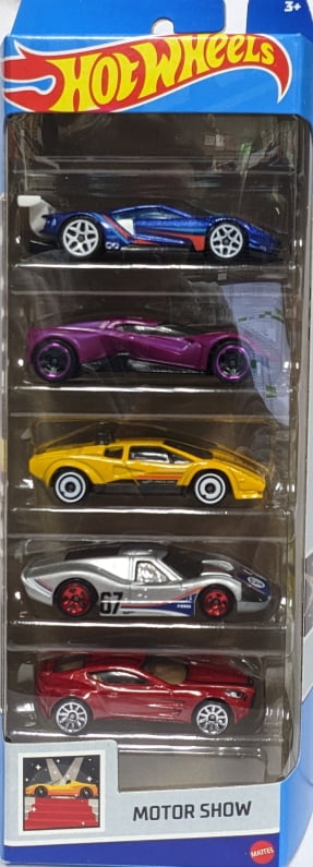 Hot Wheels 5 pack Motor Show - Walmart.com