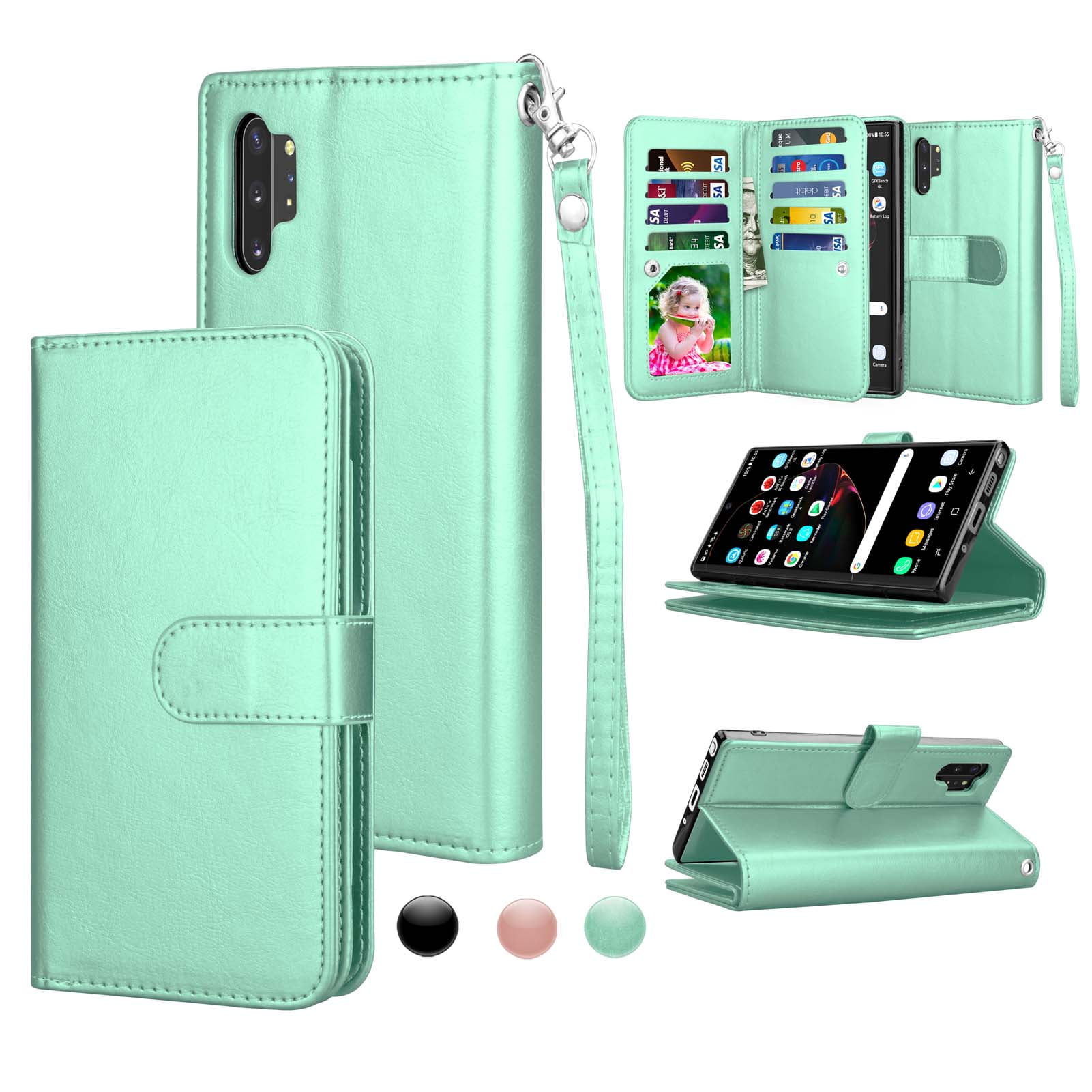 Njjex Wallet Cases for Galaxy Note 10 10+ Plus 5G Note 9 8, Njjex ...