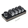 8 Macro Programmable Keyboard Mechanical Gaming Macro Keyboard with ...