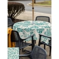 Abstract Paisley Pattern Square Outdoor Tablecloth with Umbrella Hole ...