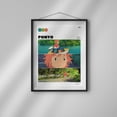 Japanese Fantasy Anime Poster Ponyo Style Whimsical Ocean Scene Wall ...