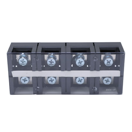Terminals Barrier Strip, Transparent Removable Cover Terminal Block ...