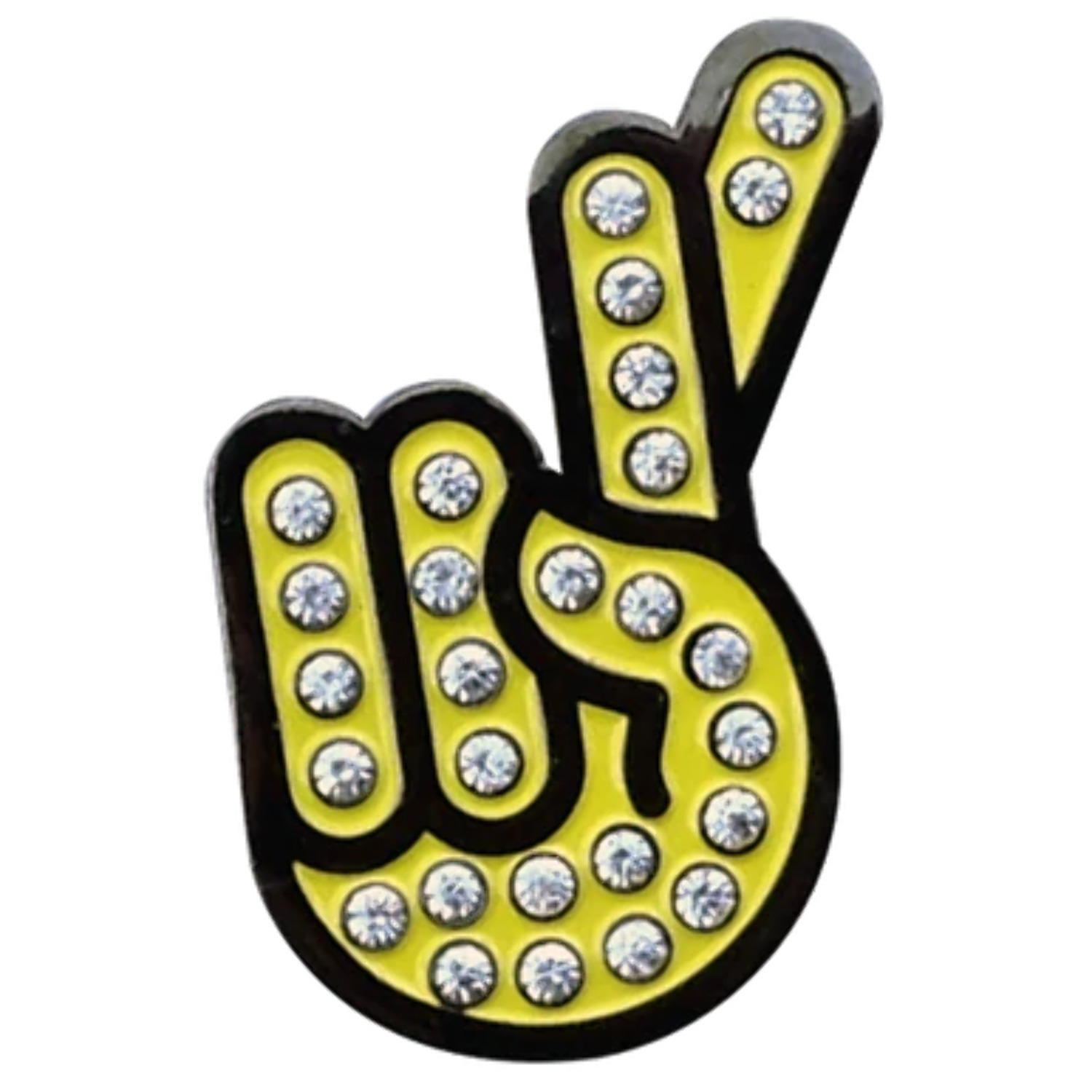 ReadyGolf: Hand Gesture - Fingers Crossed Hand Gesture Ball Marker Hat ...