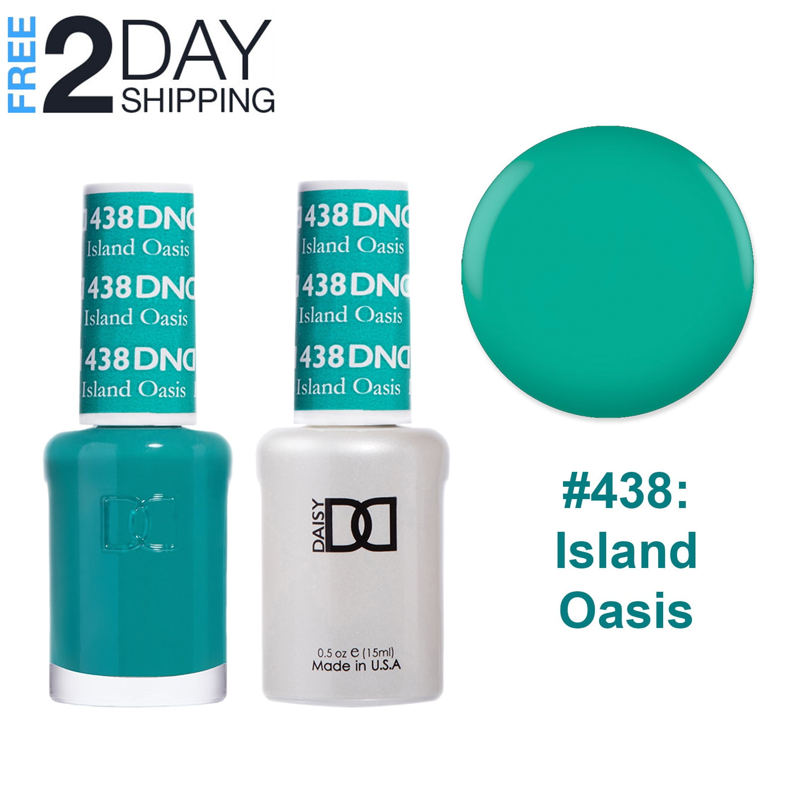 DND Gel Nail Polish & Nail Lacquer Set Soak Off Duo Set - #438 Island ...