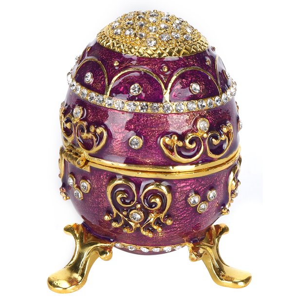 Trinket Jewelry Box, Egg Jewelry Box Jewelry Trinket Box Jewelry Ring ...