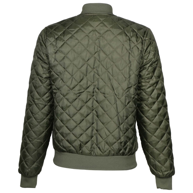 The New County Womens Coral Pink Bomber Jacket Size Small Military ...