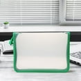 A4 Zipper Pouch Clear Plastic Document Folder File Organizer Bag for ...