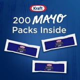 Kraft Real Mayo Mayonnaise, Single Serve Pouches, 200 ct Box - Walmart.com