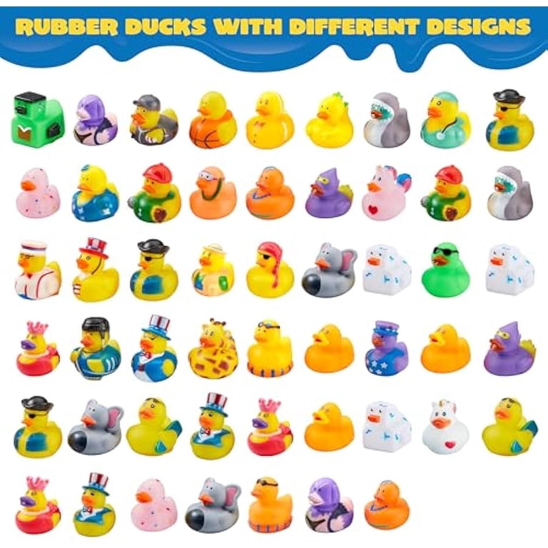 Party Favors JOYIN 30 Pcs Rubber Ducks, Random Assortment Mini Rubber ...