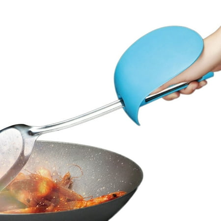 Silicone Anti-Oil Splashing Universal Spatula Removable Cover Kitchen ...