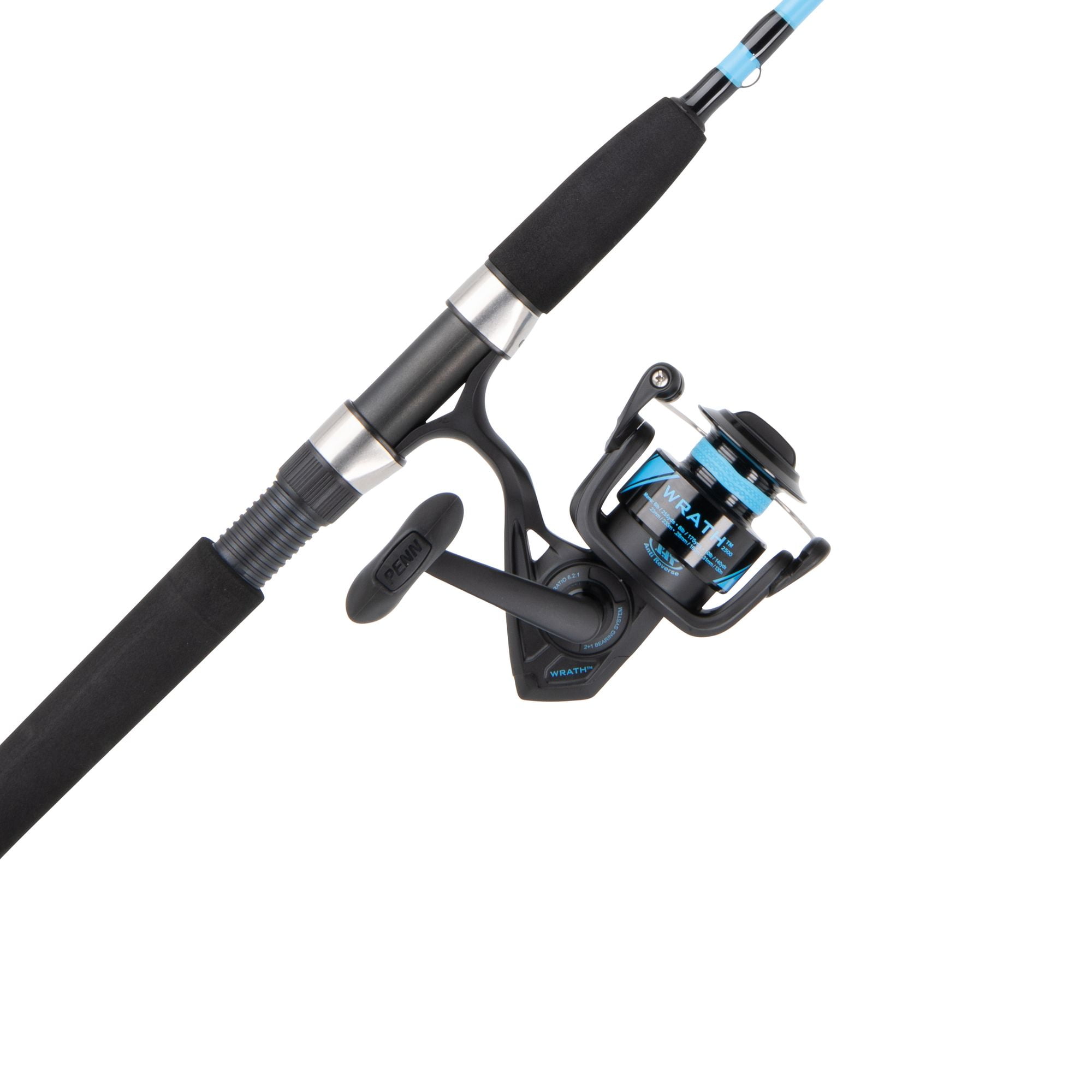 PENN 6’6” Wrath Fishing Rod and Reel Spinning Combo - Walmart.com